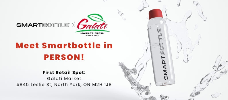 Canadian-Made Water Bottle: Smartbottle Now Available at Galati Market